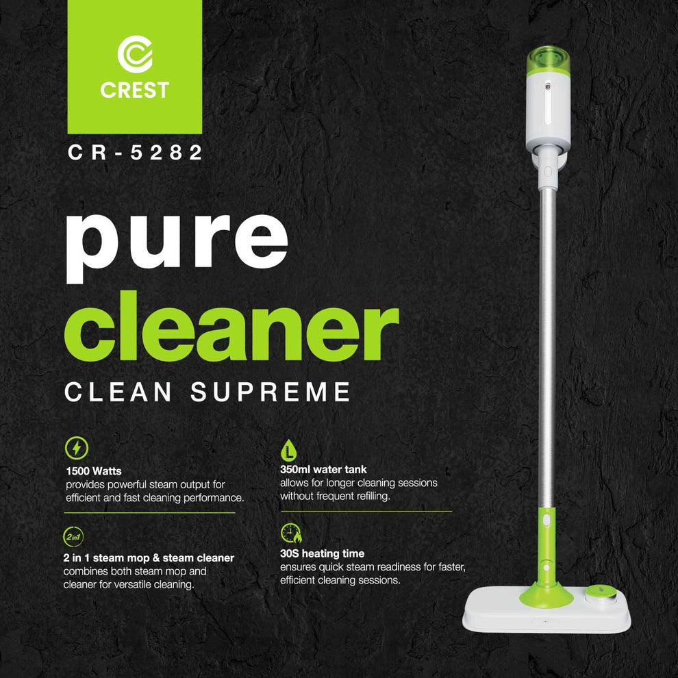 Pure Cleaner 2 in 1 Steam Mop & Steam Cleaner | مكنسة بخار كهربائية 2 ...